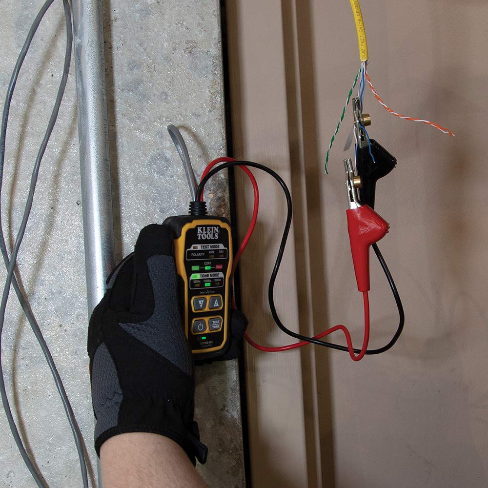 Klein Tools VDV501-851 Cable Tester Kit & Klein Tools VDV500-820 Cable Tracer with Probe Tone Pro Kit for Telephone, Internet, Video, Data and Communications Cables