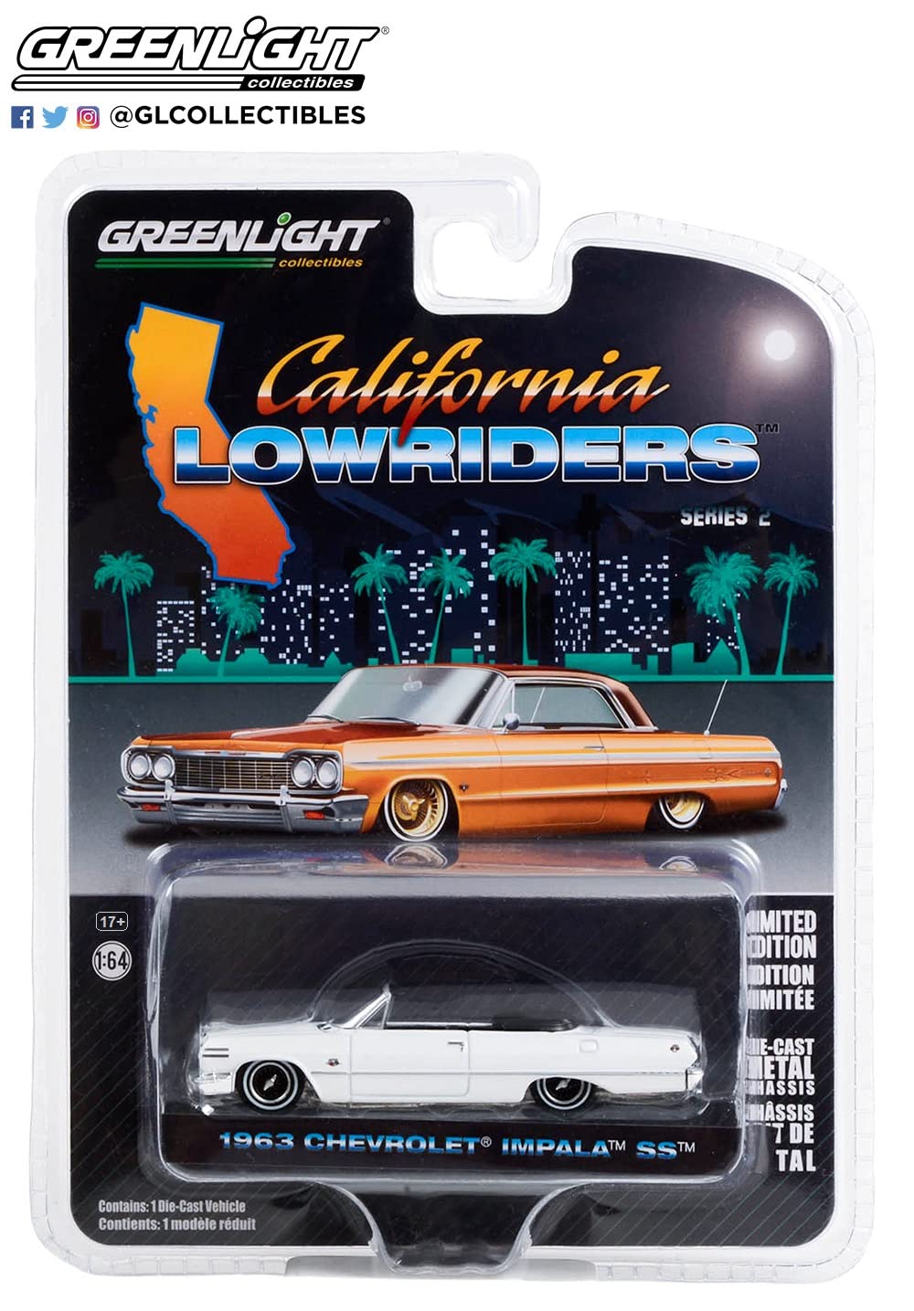 Greenlight 63030 Complete Set of Six (6) California Low Riders Series 2 Diecast Models 1:64 Scale