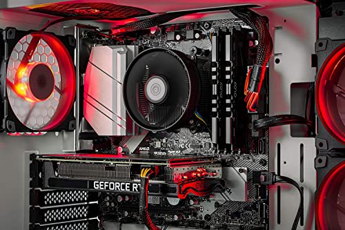 Skytech Shiva Gaming PC Desktop – Intel Core i5 10400 2.9 GHz, RX 6600XT, 1TB NVME SSD, 16G DDR4 3200, 600W Gold PSU, AC Wi-Fi, Windows 10 Home 64-bit