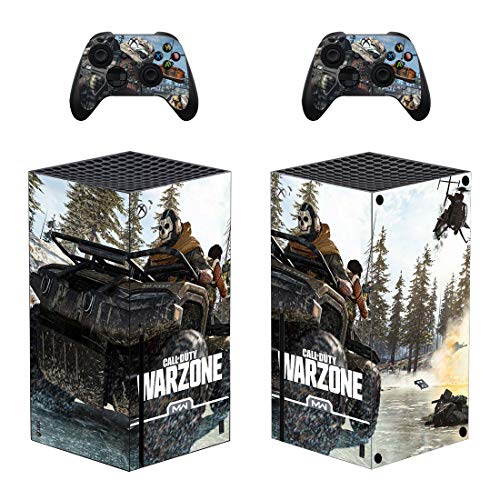 FELIPE SEIJI KUBA Protective Vinyl Skin Decal Cover for Xbox Series X Console Wrap Sticker Skins with Two Free Wireless Controller Decals FPS GAME SERIES