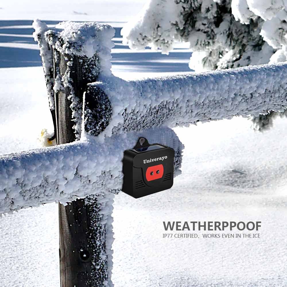 Univerayo Coyote Deterrent Light Solar Predator Control Lights Coyotes Deer Repellent Devices Skunk Repellent Fox Raccoon Deterrent Upgraded Version - 8 Pack