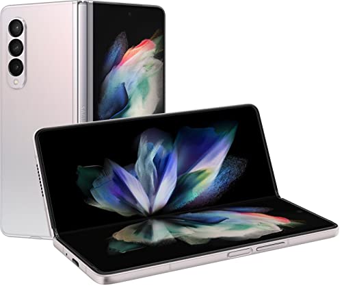 SAMSUNG Galaxy Z Fold3 5G - SM-F926U - 256GB Silver - (Verizon)(Renewed)