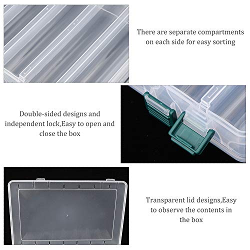 Fishing Accessory Storage Box Fishing Tackle Box, Fishing Tackle Storage Bait Case Fishing Lure Storage Box, for Storing Lures Storing Hooks