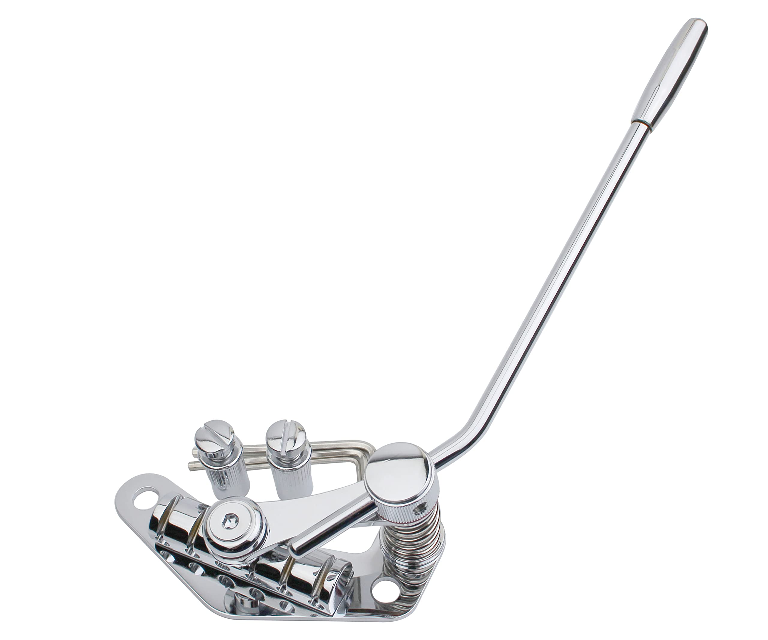 Guyker Tune-O-Matic Style Electric Guitar Bridge Stop Bar Tailpiece Tremolo Compatible with LP SG Guitars Chrome