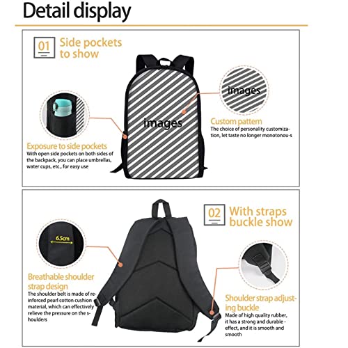 SEANATIVE Children School Backpack Cute Cow American Sunflower Flag Funny Print Kids Shoulder Bookbag Travel Casual Daypack