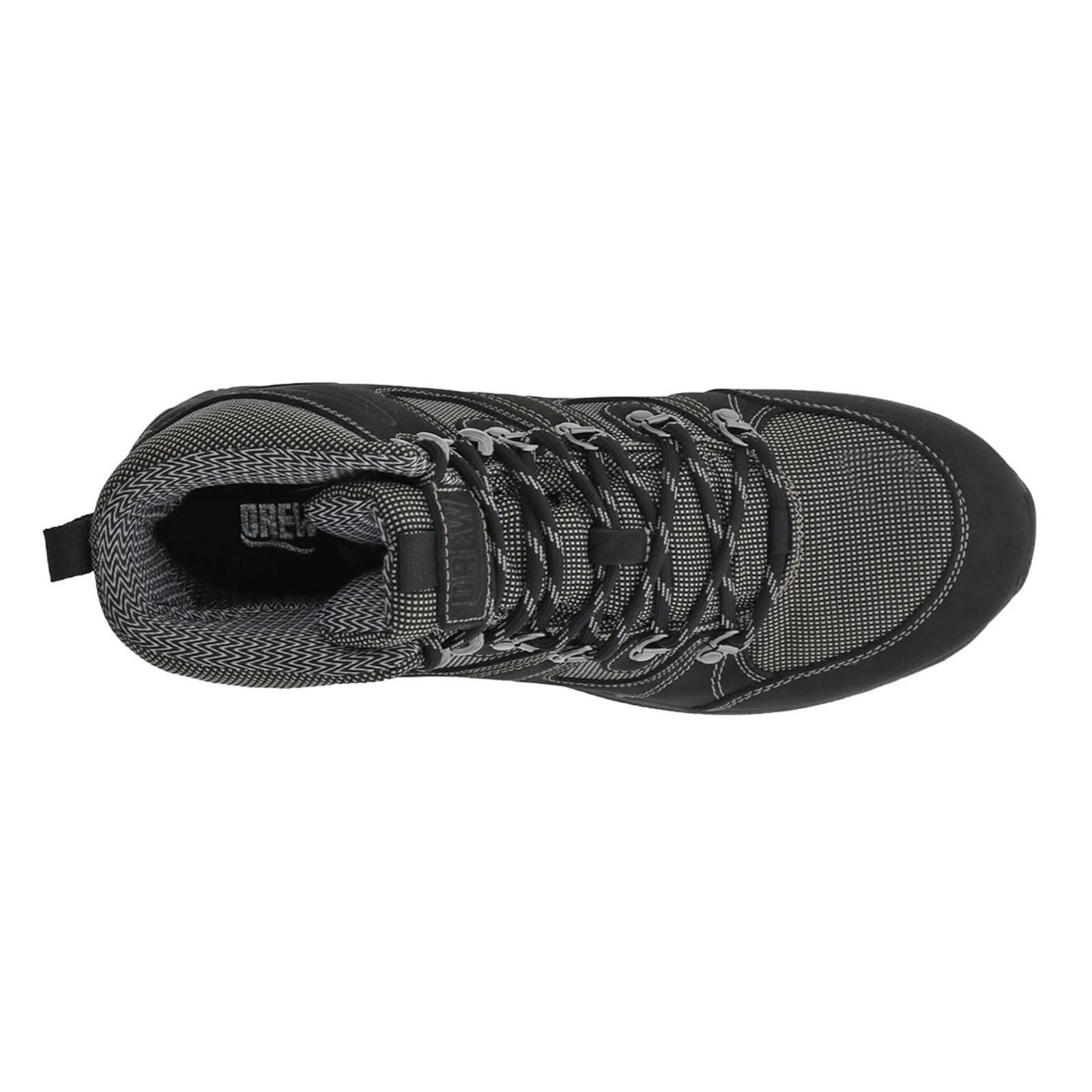 Drew Shoe Men's Trek waterproof and slip-resistant Extra-Depth Black Hiking Boot 11 6E US