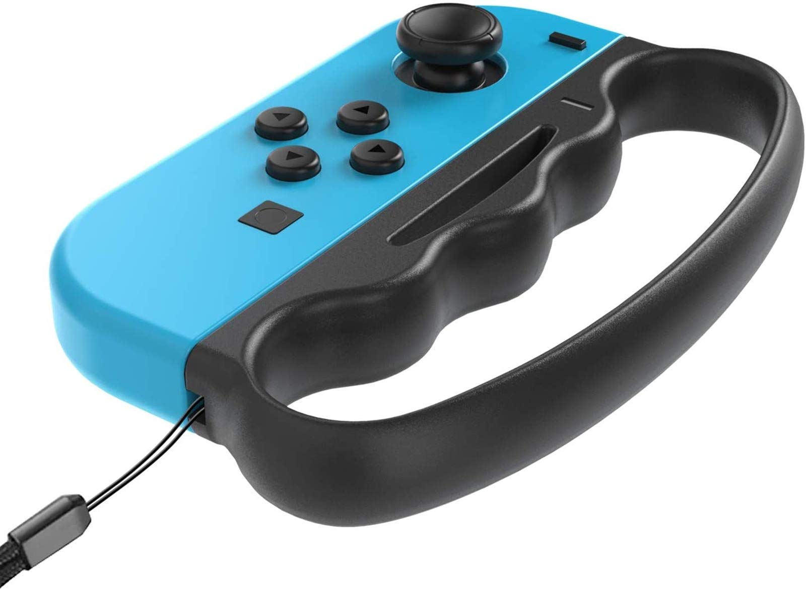 Fitness Boxing Hand Grips for Nintendo Switch & OLED Model JoyCon, FANPL Upgrade Fit Boxing Clasp Accessories Handle for Adults and Children, Enhance Your Gaming Experience, 2 Pack (Black and Black)