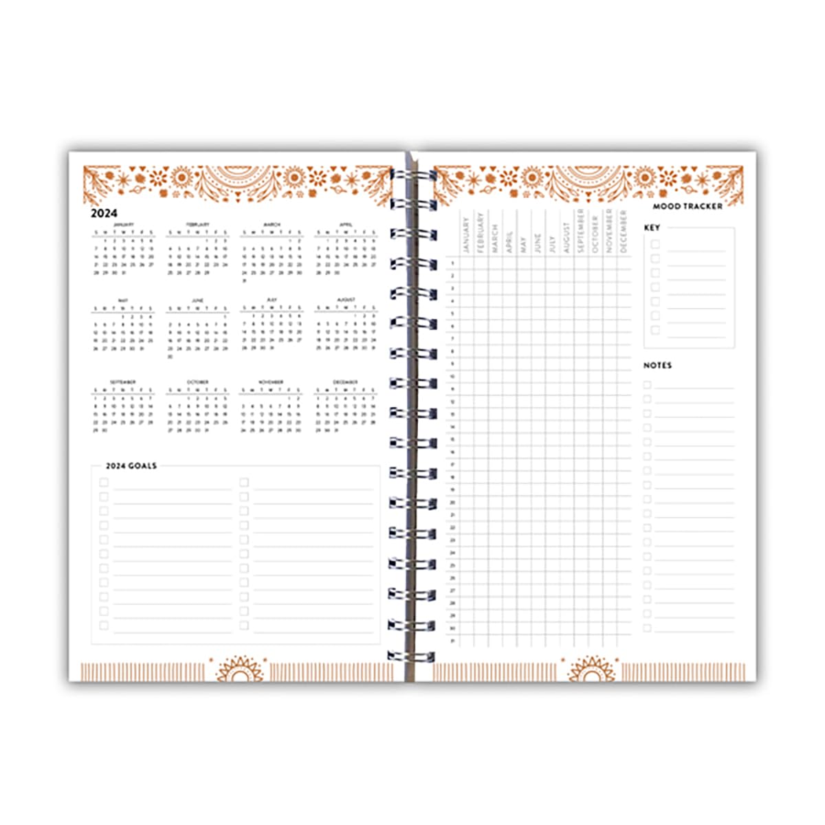 Goal Getter 2024 Weekly & Monthly Planner, 16-Month Lifestyle Planner: September 2023 - December 2024, 9" x 6" - Here and Now