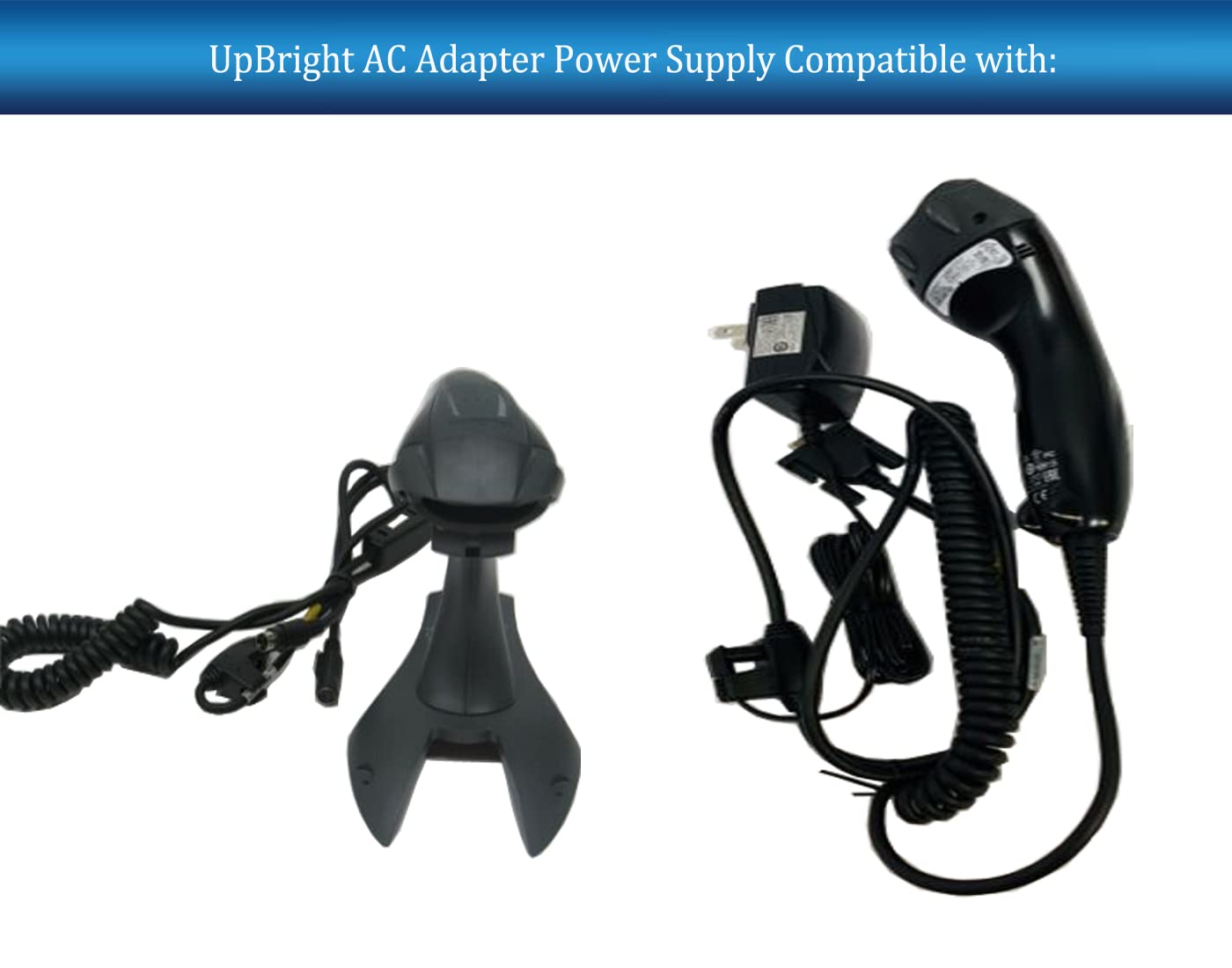 UpBright 5V AC Adapter Compatible with Honeywell Voyager 1200G 1250G 2 Hyperion 1300g 1400g Xenon 1900 1900GHD-2 Barcode Scanner 46-00525-6 Hoioto ADS-6AE-06 05252E ENG 3A-052WP05 5.2V 1A Power Supply