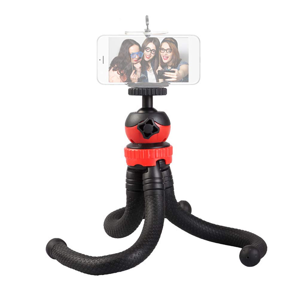 Flexible Mini Tripod Octopus Spider Stand Holder w/360 Ball Head for Yi GoPro Heor Action Camera for Canon Nikon for iPhone X 8