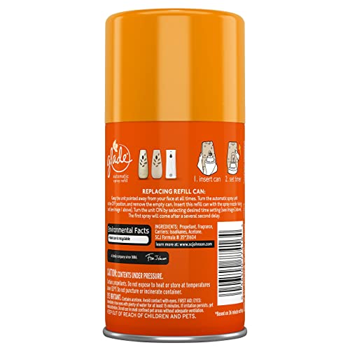 Glade Automatic Spray Refill - Limited Edition - Winter Collection 2017 - Cozy Autumn Cuddle - Net Wt. 6.2 OZ (175 g) Per Refill Can - Pack of 3 Refill Cans