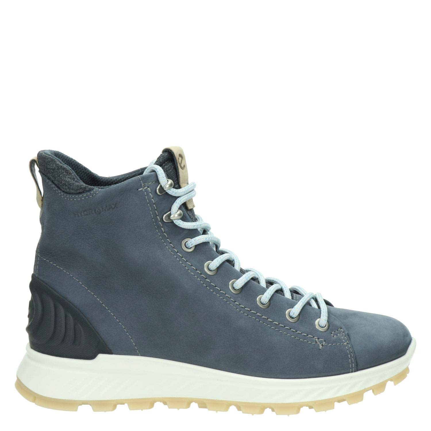 ECCO womens Exostrike High Hydromax Water-resistant Hiking Shoe, Wild Dove, 10-10.5 US
