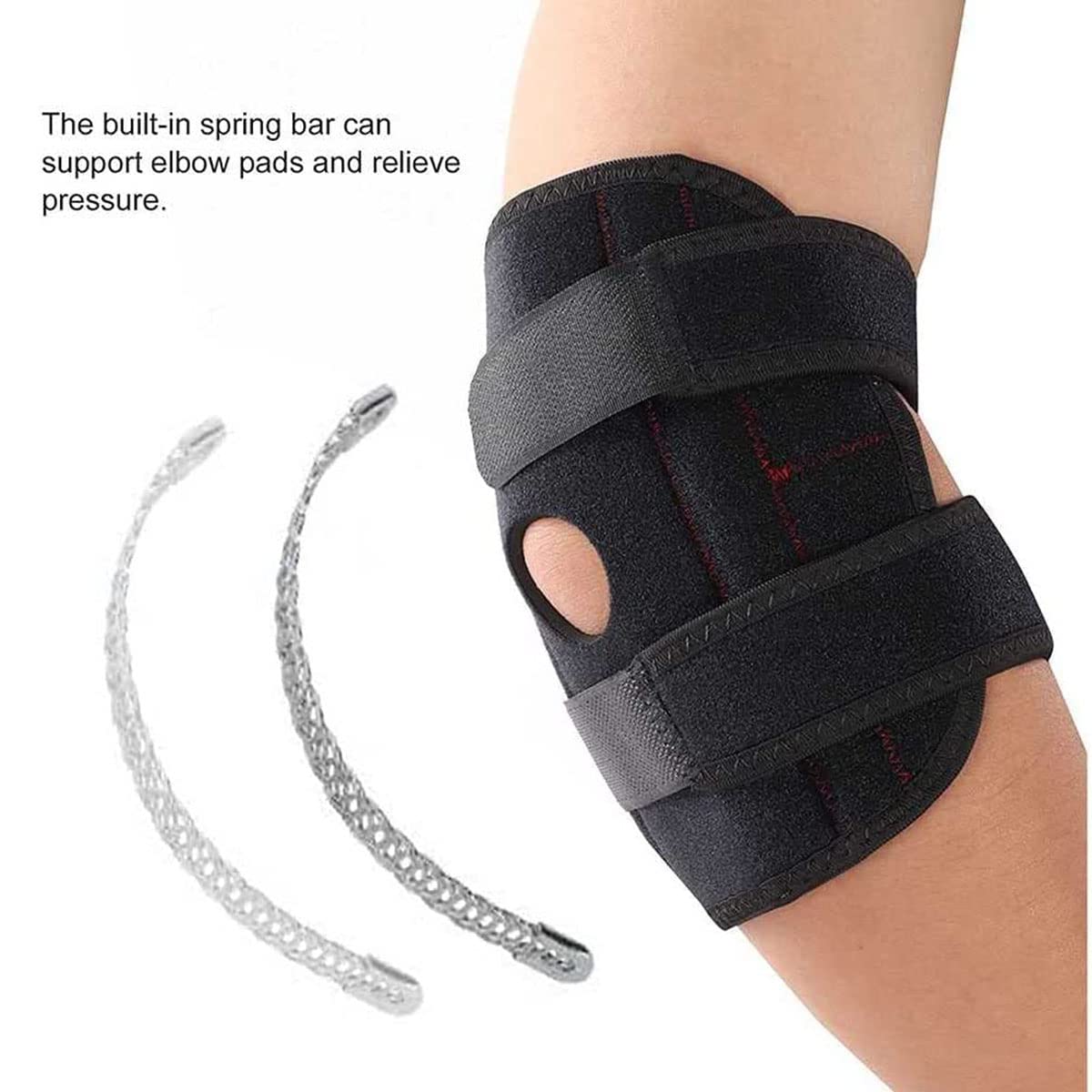 JINPENGRAN Elbow Support,Reversible Neoprene Support Brace for Joint, Arthritis Pain Relief, Tendonitis, Sports Injury Recovery