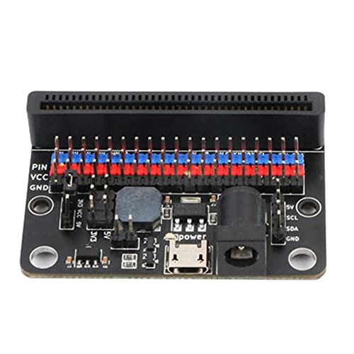 MAKIVI 1Pcs Expansion Board for Microbit GPIO Expansion Python IO:Bit 5V with on Board Passive Buzzer