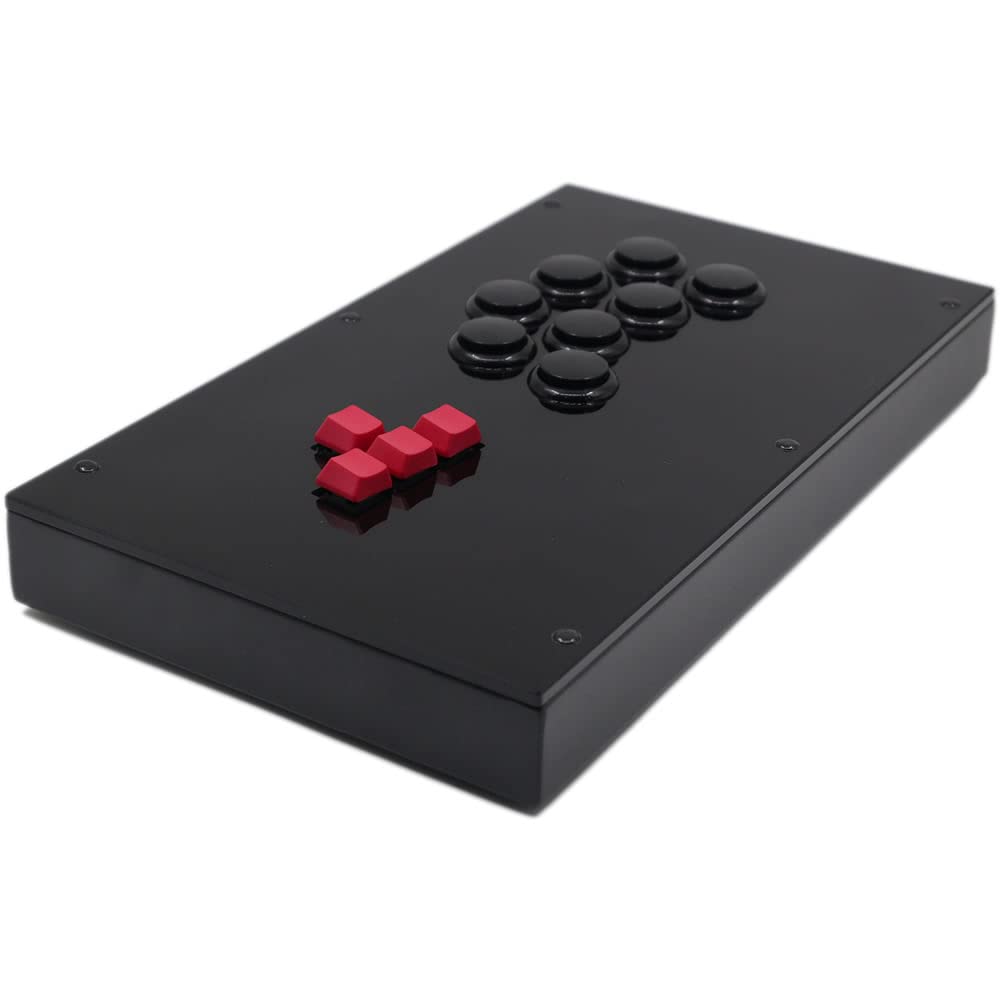 FightBox F6-PS Keyboard Button Arcade Joystick Game Controller for PS4/PS3/PC Sanwa OBSF-30 Cherry MX Black
