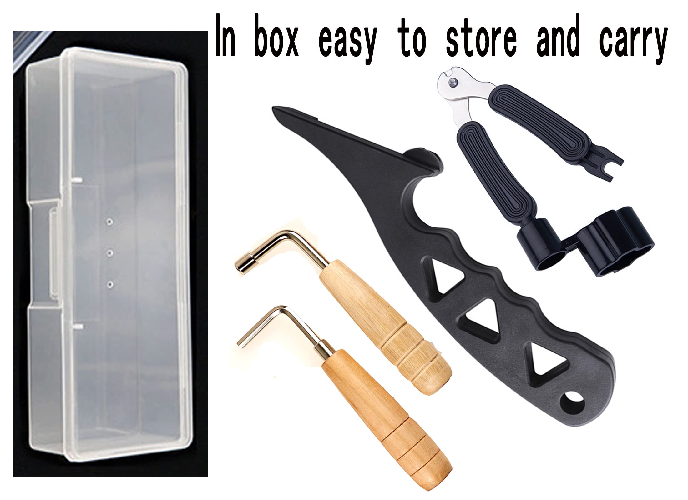 Guitar String Stretcher, Hexagon Metal Wrench,Guitar Adjustment Set(3 set)