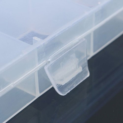smallwoodi Storage Box,Jewelry Box,Jewelry Case,24 Compartments Plastic Box Case Jewelry Bead Storage Container Craft Organizer Box Gift Box Storage Box Case