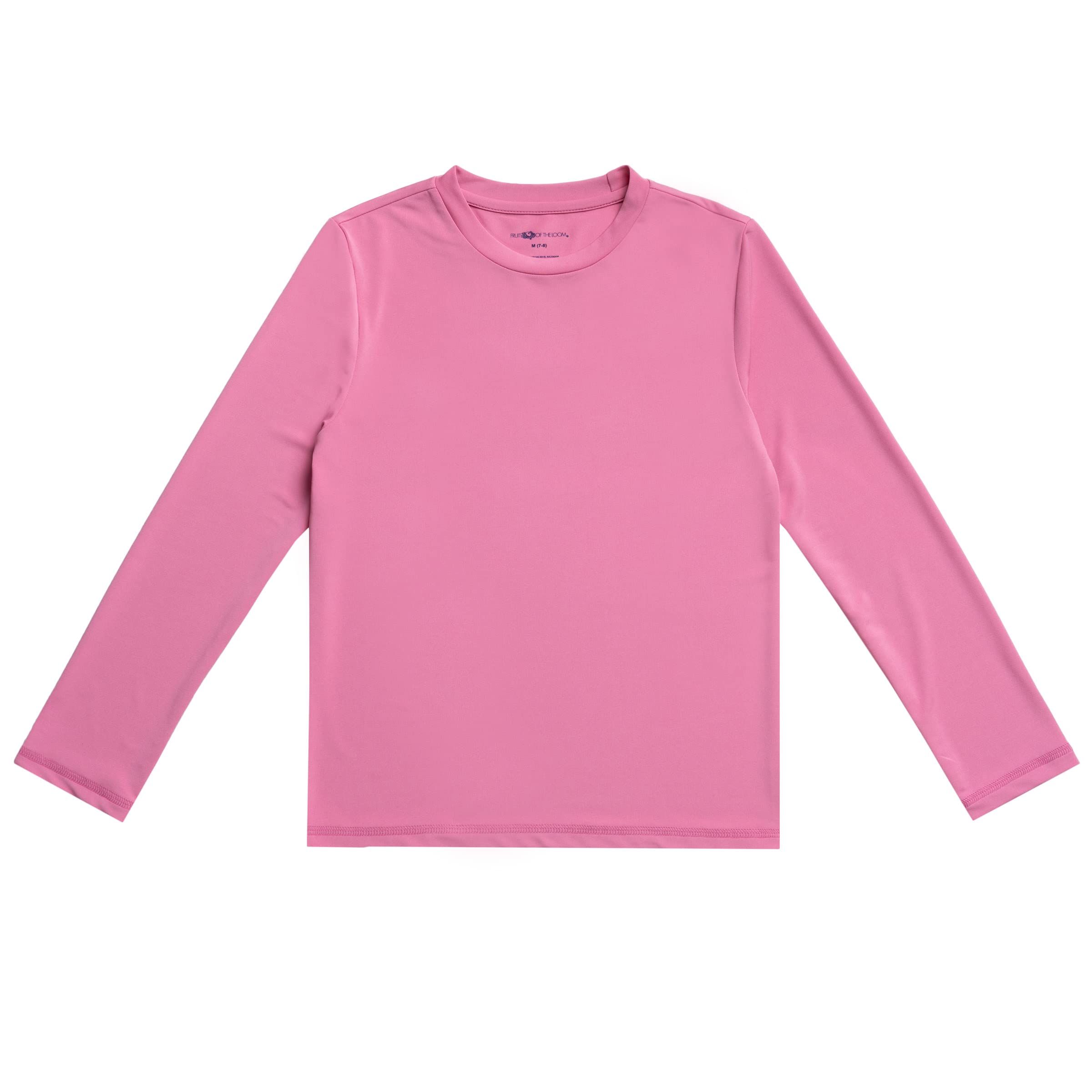 Fruit of the Loom Girls' Performance Baselayer Thermal Set, Pink, 7/8