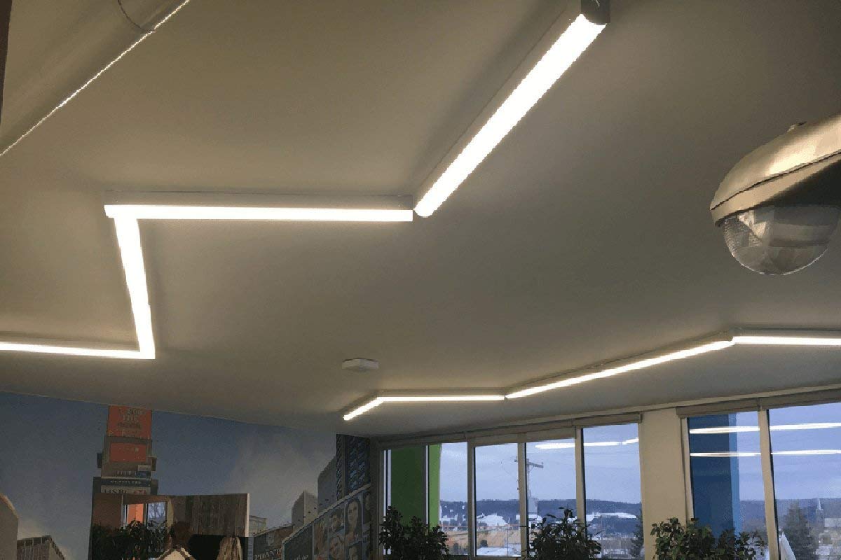 FAITHSAIL 110W 8FT LED Shop Lights, Linkable LED Strip Light, 13800LM, Dimmable, 5000K, Commercial Grade Big Size 8 Foot Linear Ceiling Lighting Fixtures for Warehouse, Garage, Workshop