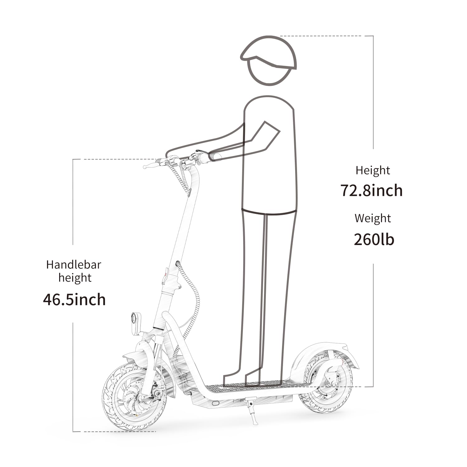 Electric Scooter Adults F2 Off Road 12" Big Tires 40 Miles Range Rated 350W Motor 15.5MPH Foldable Heavy Duty Commuting E-Scooter Triple Brake System Folding Kick Scooter UL2272 Certified