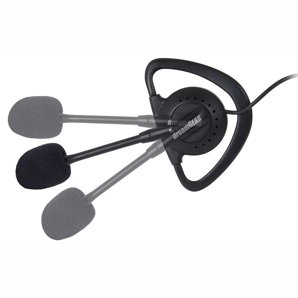 dreamGEAR Single Ear Wired Gaming Headset for Nintendo Switch, PlayStation 4, Xbox One, and Xbox 360 - Black - Nintendo Switch