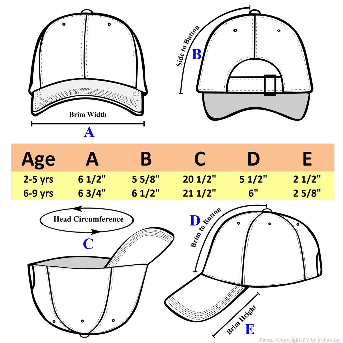 Falari Kids Boy Girl Baseball Cap Hat Washed Low Profile 100% Cotton Soft Lightweight Adjustable Size (2-5 Years, Coral)
