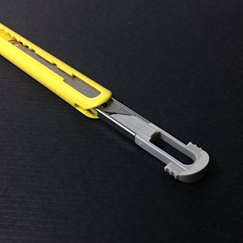 NT Cutter ABS Grip 30-Degree Multi-Blade Cartridge Knife (A-553P),Yellow