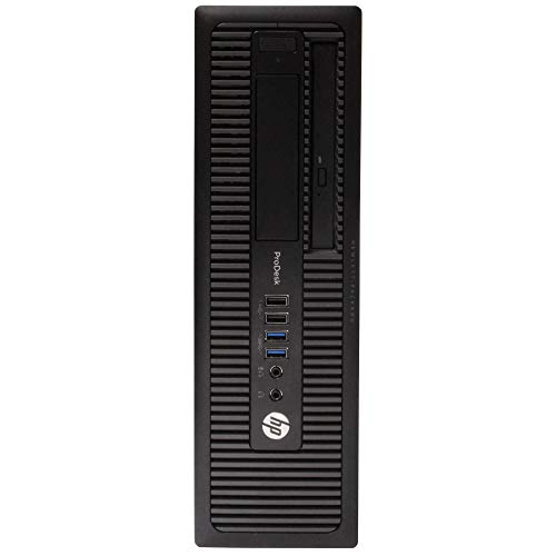 HP ProDesk 600G1 Desktop Computer PC, Intel i5 Quad Core Gen 4, 16GB DDR3 RAM, 4TB HDD Hard Drive, 1080p Webcam, New 23.6" FHD LED Monitor, RGB Keyboard and Mouse, Win 10 Pro (Renewed)