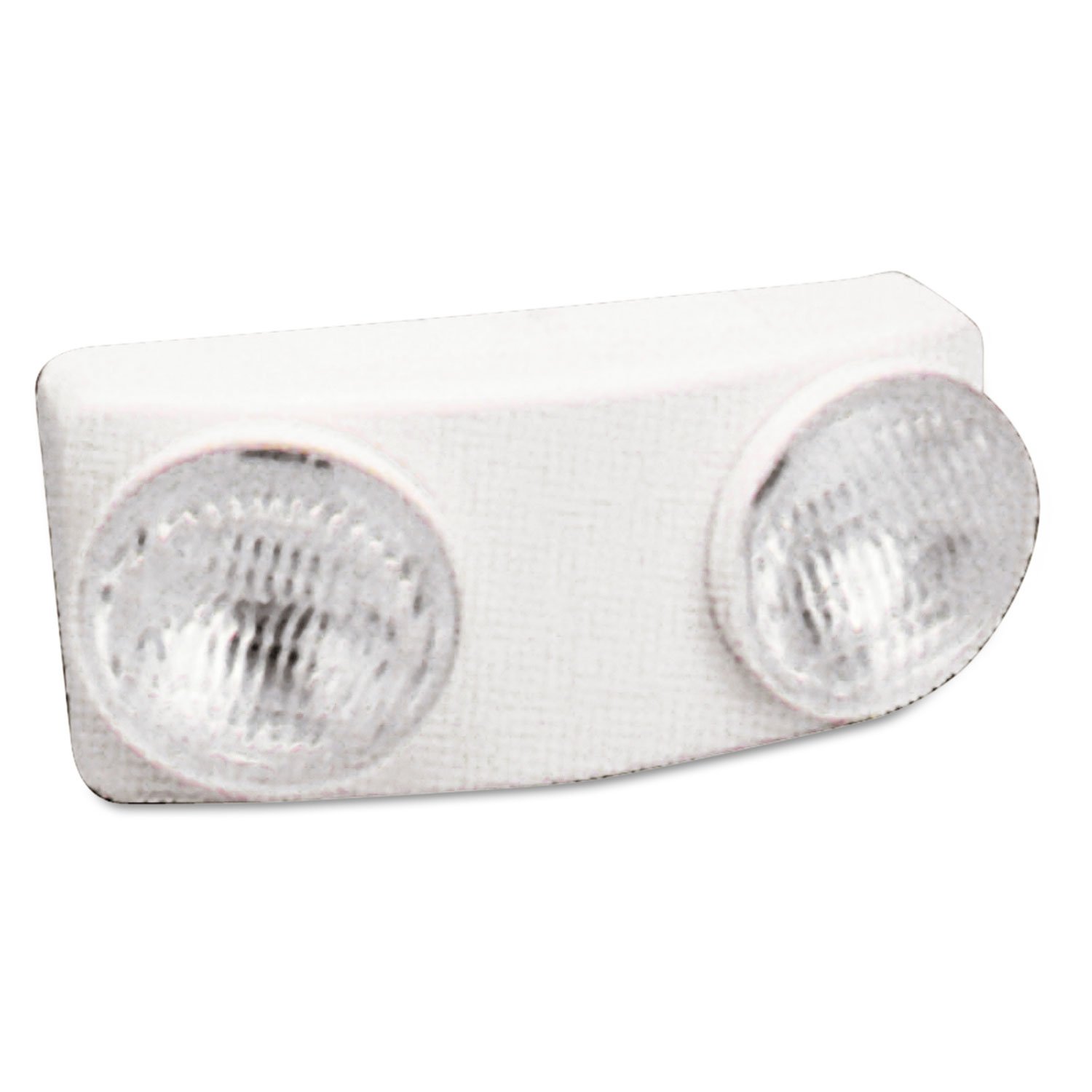 Tatco Swivel Head Twin Beam Emergency Lighting Unit, 12 3/4"w x 4"d x 5 1/2"h, White