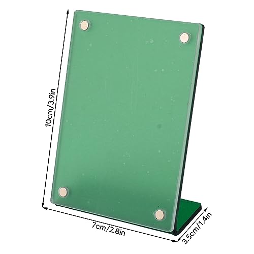 Free Standing Photo Frame, Simple Operation Slant Back Multipurpose Photo Frame for Movie Ticket Office (Green)