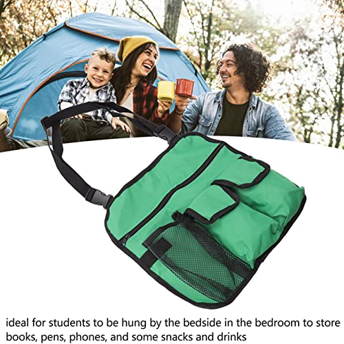 Mxzzand Camping Chair Hanging Bag, Portable Waterproof Chair Side Pocket Organizer Adjustable Multifunctional for Camping Chairs(Green)