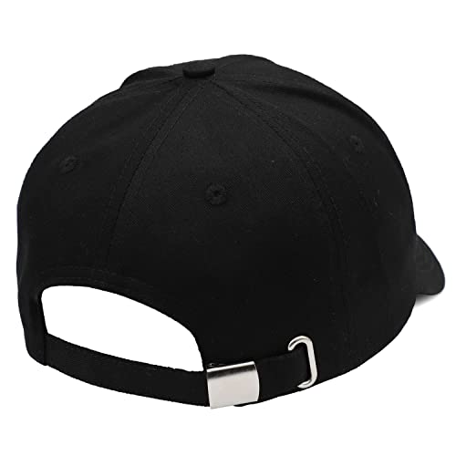 Fit Nascar Baseball Cap Hat,Adjustable Travel Cap Racing Motor Fans Hat for Men and Women (Black)