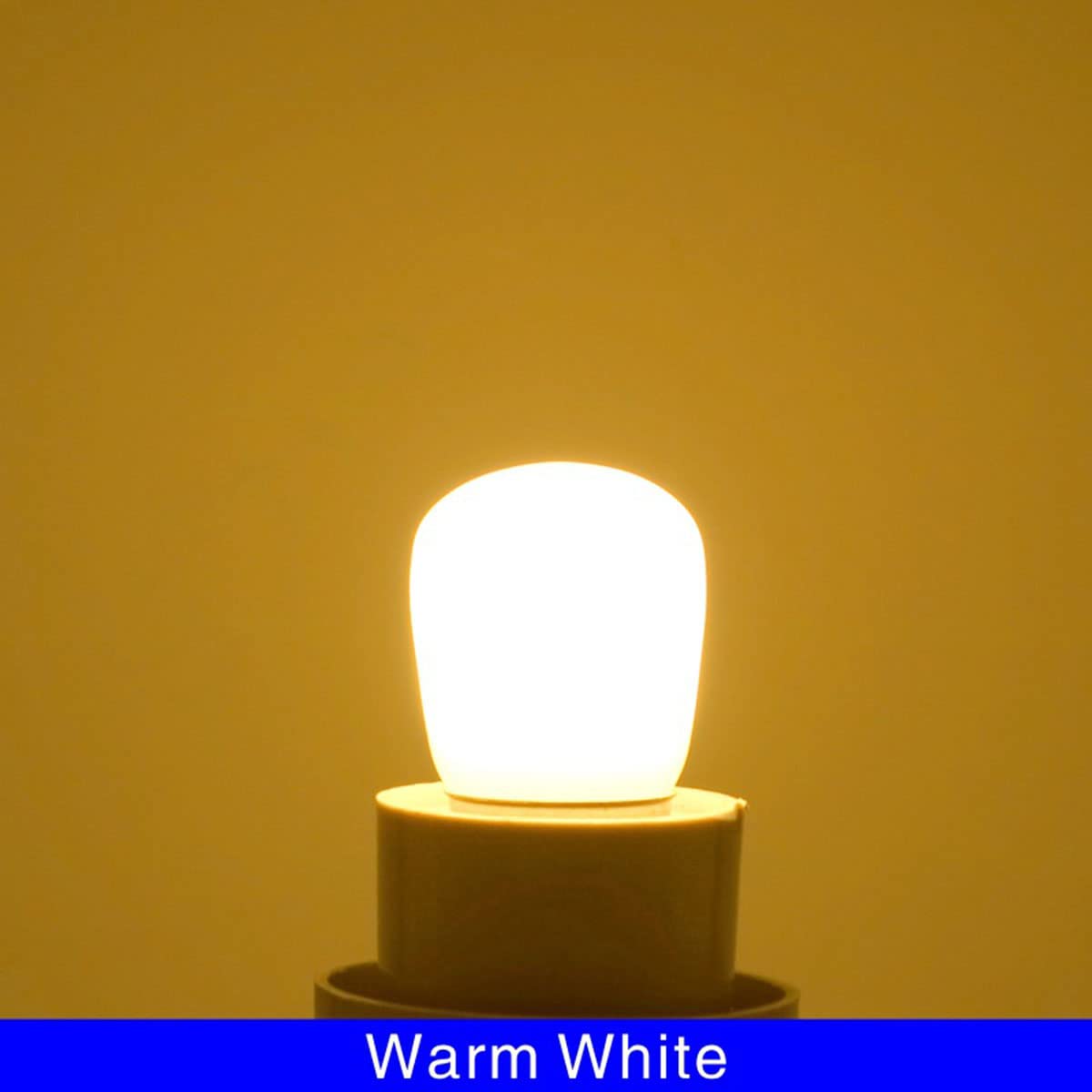 Edearkar 2W E12 LED Refrigerator Bulb(4 Pack) E12 Base Mini 2W Refrigerator Light Warm White 3000K 110V Dimmable E12 LED Appliance Bulb for Freezer Oven Microwave Lighting,Home Lighting