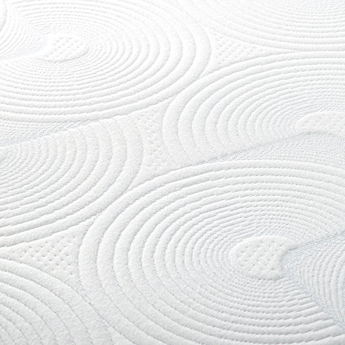 ZINUS 5 Inch Memory Foam Floor Mattress Portable Tri-Fold Design with Cooling Gel, Single, White