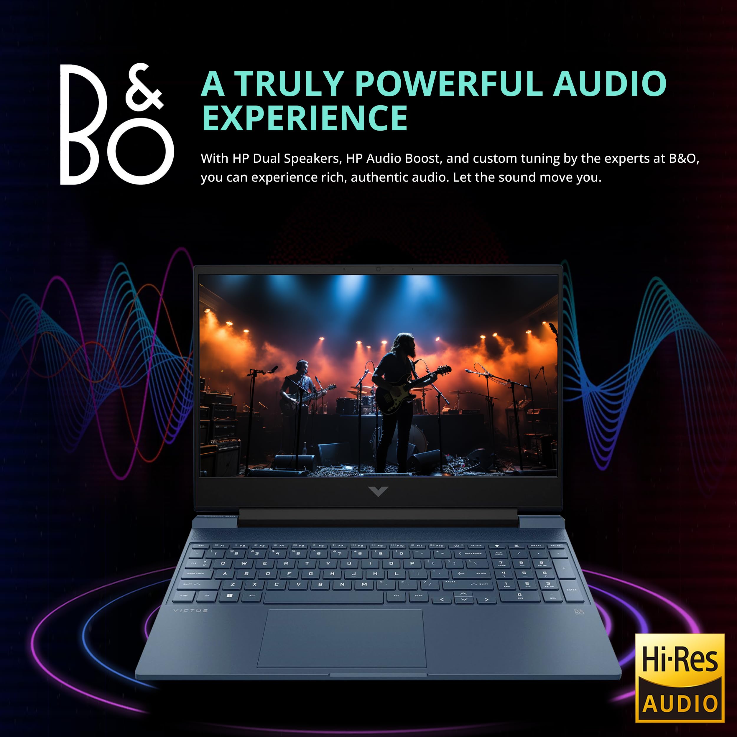 HP Victus 15.6'' FHD 144Hz Gaming Laptop, Intel Core i5-13420H, NVIDIA GeForce RTX 3050, 16GB RAM, 512GB SSD, Backlit Keyboard, Wi-Fi 6, HD Camera, Win 11 Pro, Blue, 128GB Hotface Extension Set