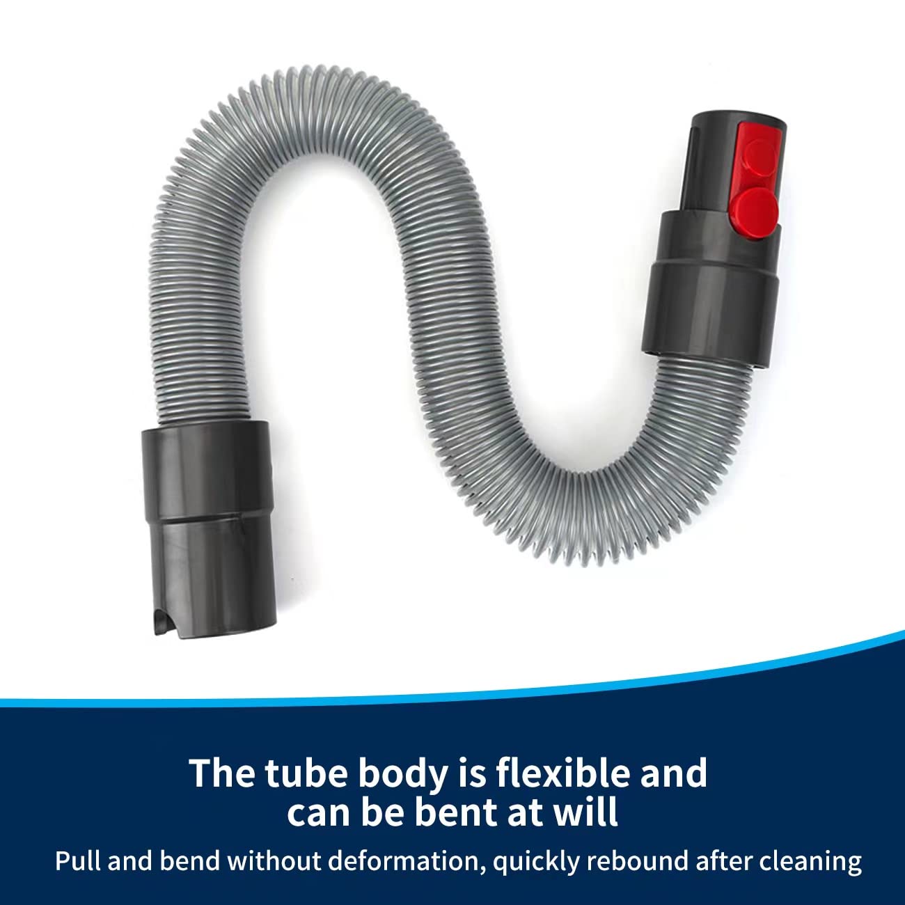 Flexible Extension Hose Attachment for Dyson V7 V8 V10 V11 V15 Cordless Stick Vacuum Cleaner Accessory and Vacuum Attachment Accessories。