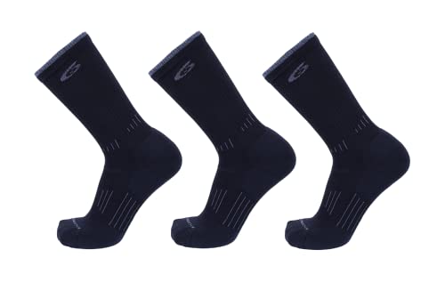point6 37.5 Hiking Essential Light Crew 3-Pack (as1, alpha, l, regular, regular, Grey)