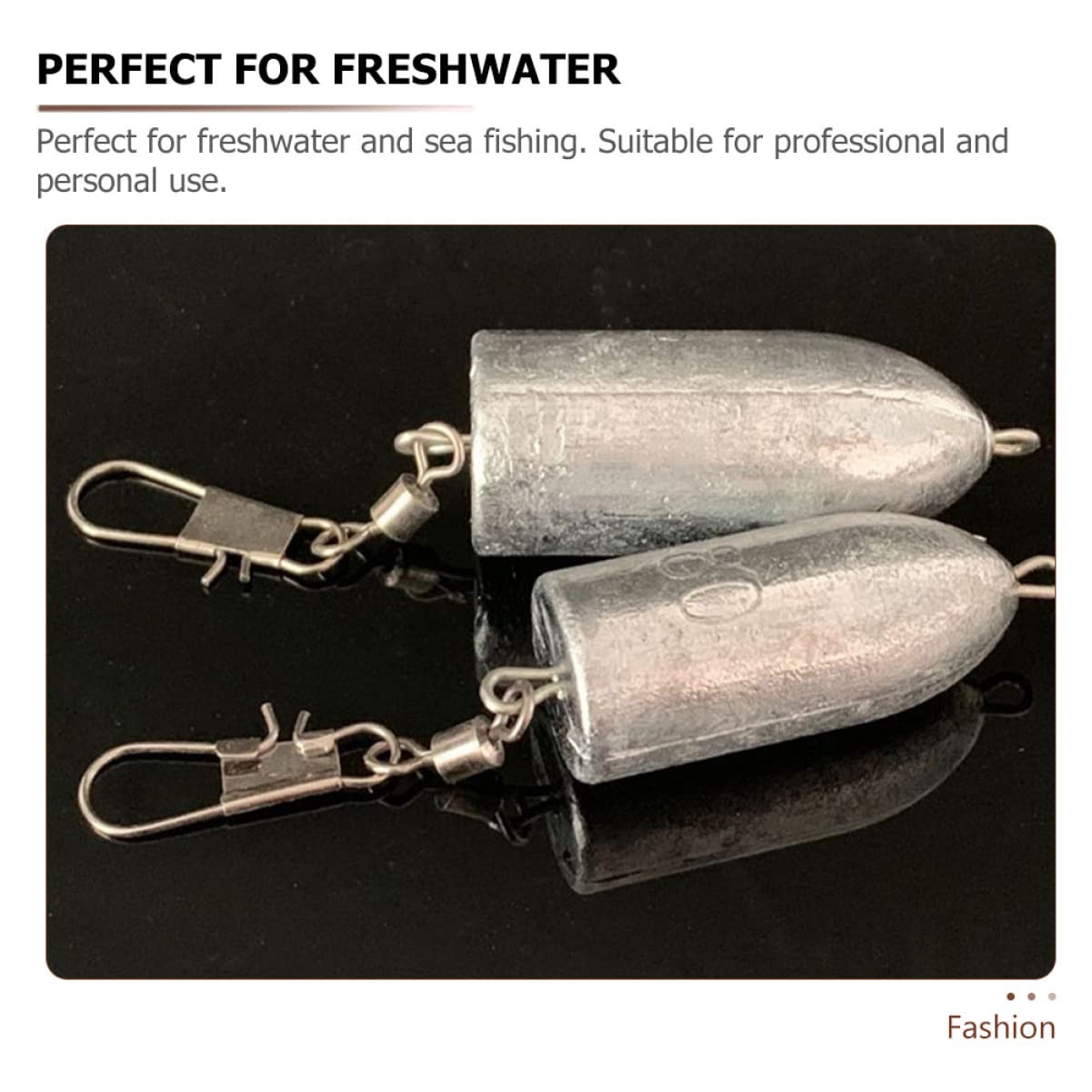 INOOMP Professional Bait Design Tools for Portable Worm Tackles Bottom Outdoor Bullet Silver Fishing Lure Practical Sinker Weights Lead Simple Useful Equipment Accessories