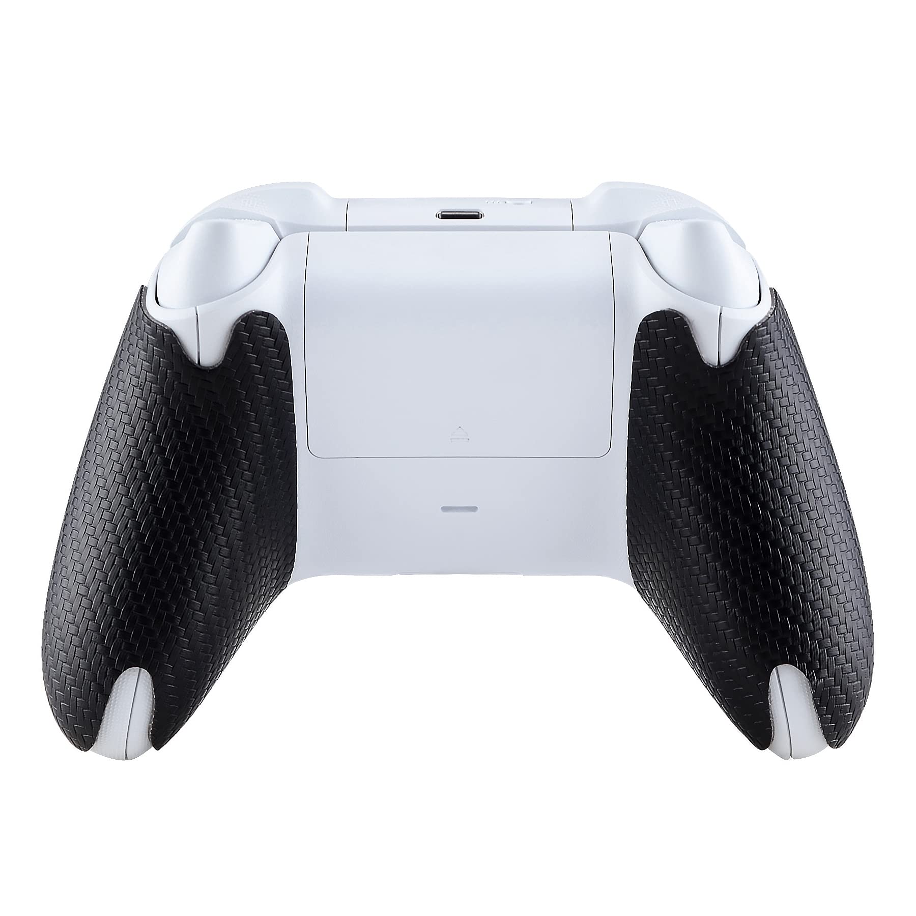 eXtremeRate PlayVital Anti-Skid Sweat-Absorbent Controller Grip for Xbox Series X/S Controller, Professional Textured Soft Rubber Pads Handle Grips for Xbox Series X/S Controller - Carbon Fiber