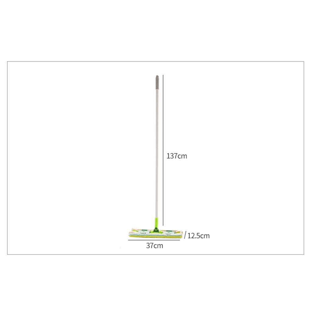 JHHDP Professional Microfiber Mop,Stainless Steel Handle Cloth