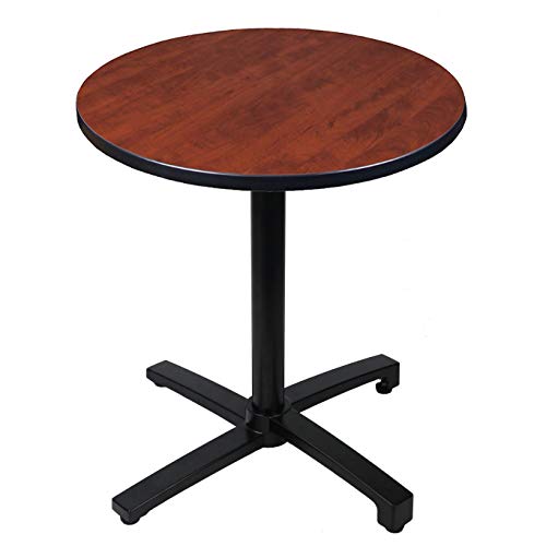 YUANSHI Restaurant X-Table Base (28") with Flip Top Mechanism - Aluminum, Folding Multi-Purpose Table Base, Nesting Storage, Dining Height Table Base (Black)