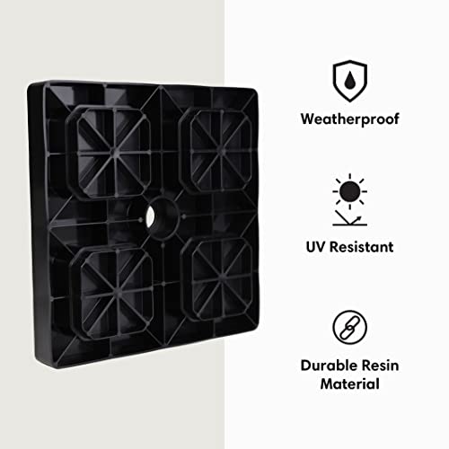 LogicBlue Technology LevelMate Heavy-Duty Stackable Leveling Blocks β Compatible with Single Wheels, Double Wheels, Hydraulic Jacks, Tongue Jacks β Pack of 10