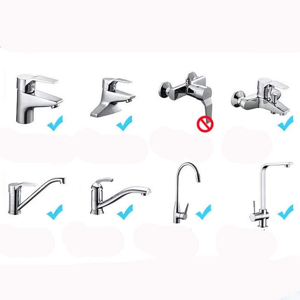 Kitchen Water Faucet Filter, 3 Modes Position Adjustable Sink Faucet Sprayer Head,High Water Flow Tap Water Head for Home Kitchen Bathroom,Booster Shower Water Saver