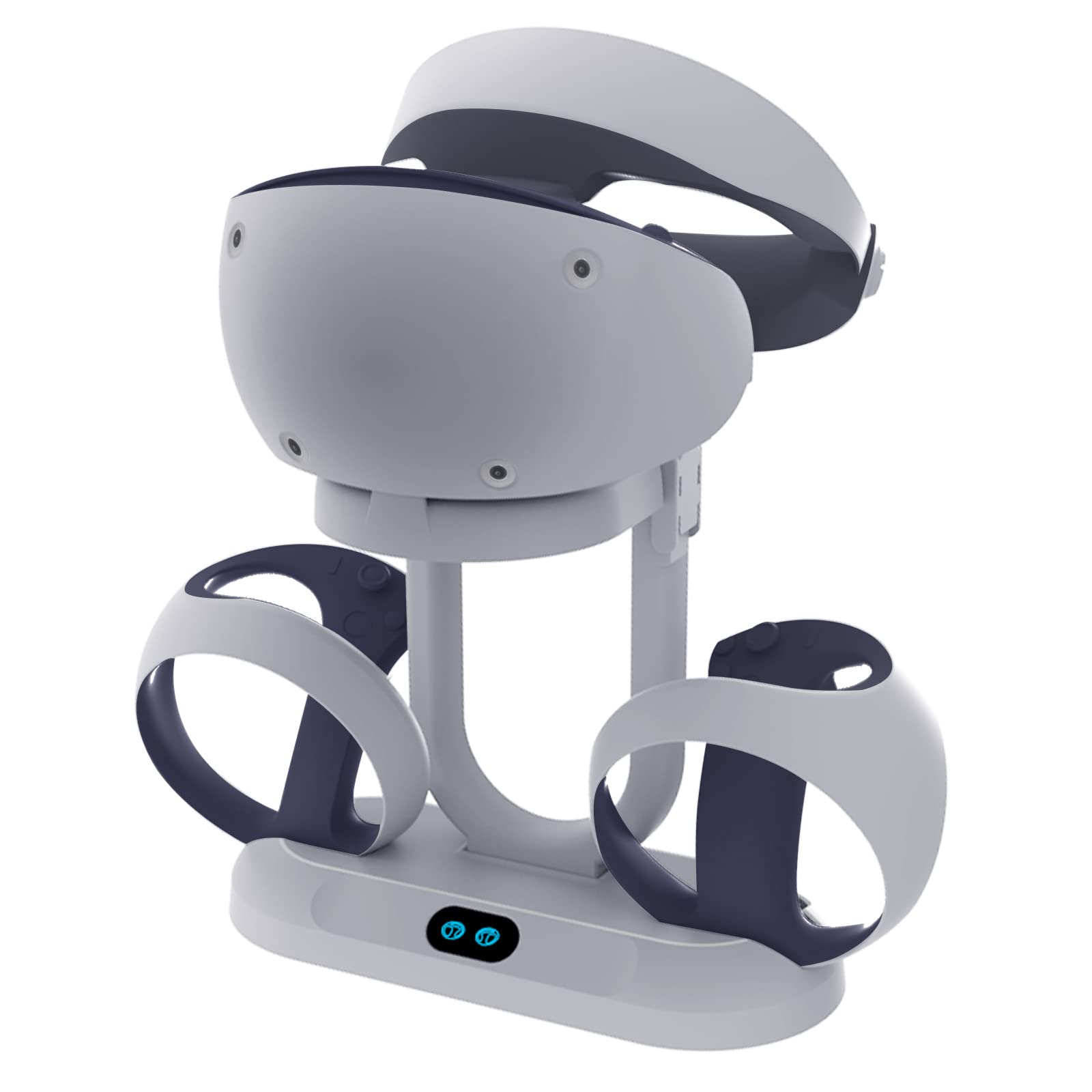 Handle Charging Base for PS VR2 Controller Charging Stand with Storage Glasses Holder for PSVR2 Controller Charging Dock Game Accessories