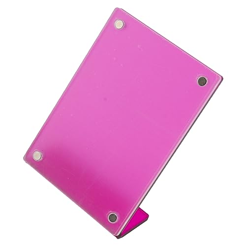 Free Standing Photo Frame, Simple Operation Slant Back Multipurpose Photo Frame for Movie Ticket Office (Purple)