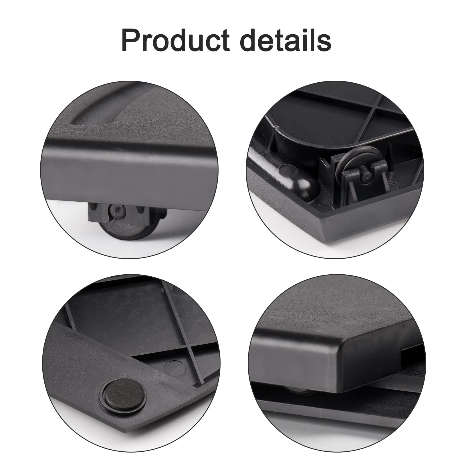 Funpynani Kitchen Appliance Sliding Tray, Compatible With Coffee Maker, Kitchen Aid Mixer, Blenders, Air Fryer, Juicer Parts Accessories Sliders for Coutertop with Rolling Wheels (1 Pack)