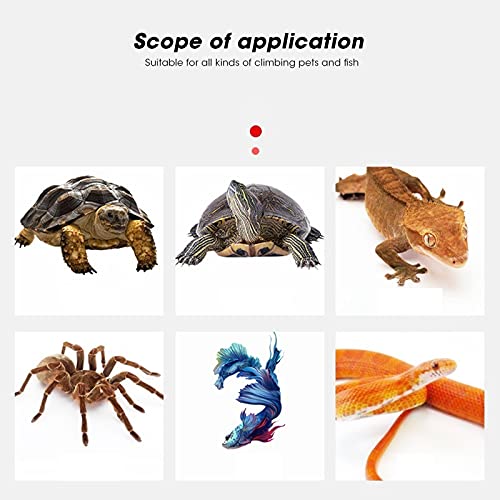 plplaaoo Reptile Heating Pad,Constant Temperature Under Tank Terrarium Warmer Heating Mat, Adjustable Temperature Under Tank Terrarium Heater, Heat Mat for Turtle Snake Frog Lizard Small Animals(L)
