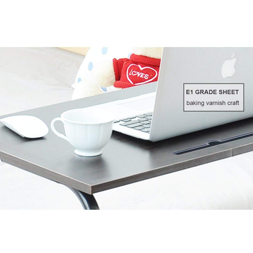 SogesGame Side Table,31.5in/21.6in Adjustable Laptop Stand Portable Cart Tray Bedside Computer Table,Sofa Side Bed Table with Wheels