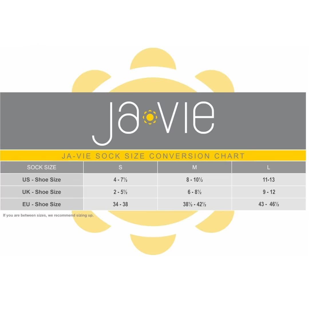 ja vie JAVIE 86% Merino Wool Ultra Soft Cushioned Lightweight Crew Socks for Men & Women