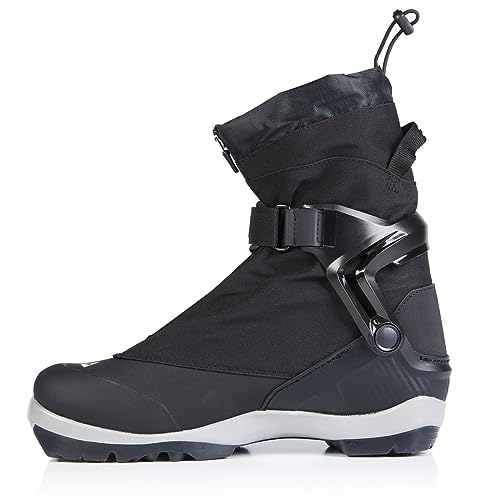 Fischer Unisex OTX Adventure BC Adult Warm Lightweight Durable Stable Non Slip Sport Nordic Snow Ski Boots, Black, 42